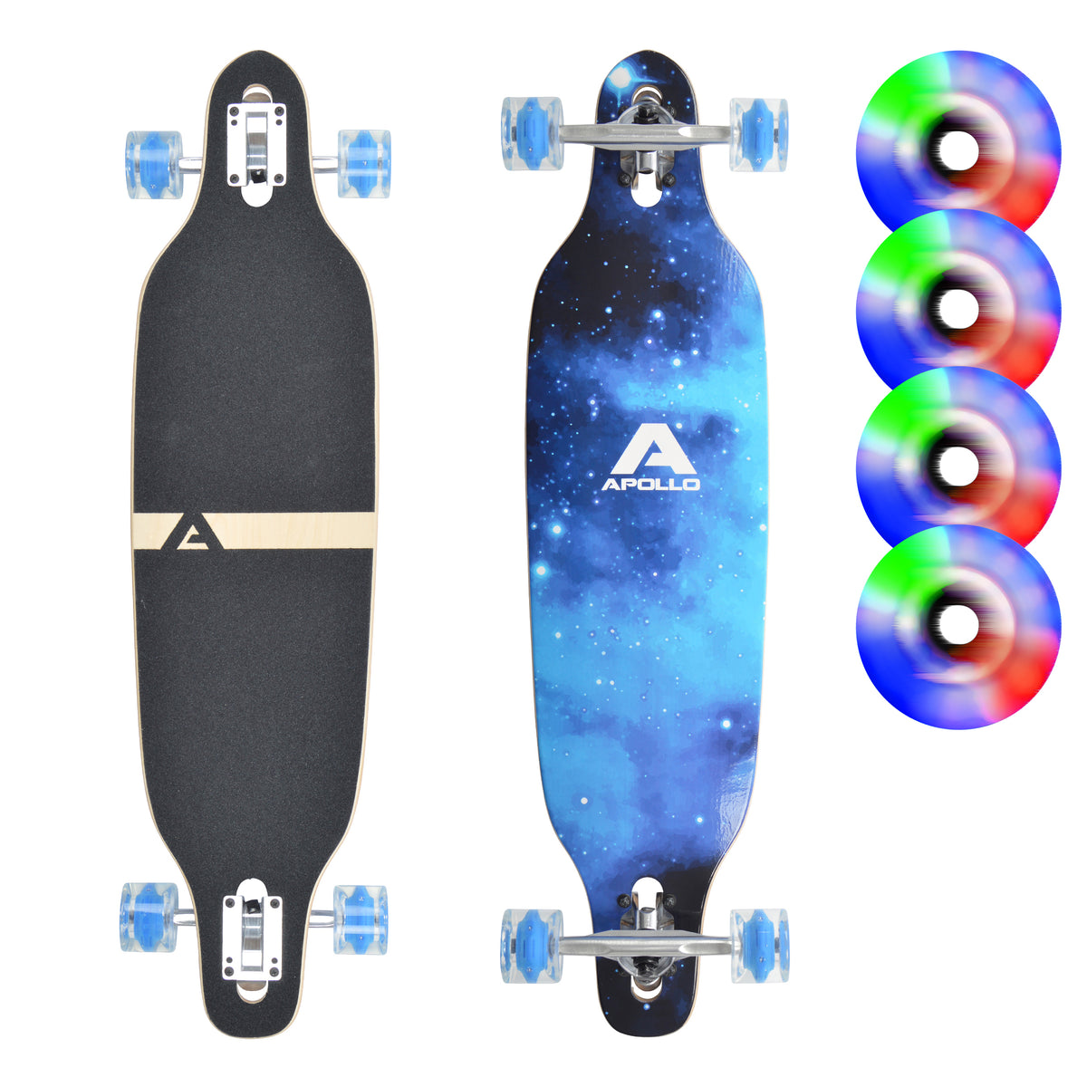 Longboard - Blue Sky - 36 - T-Tool inclus – Apollo Funsport France